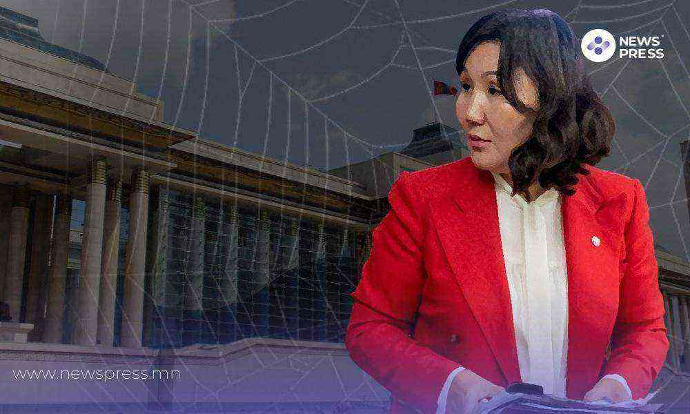 М Оюунчимэг гишүүний төрийн албыг төрлөөрөө дүүргэж буй тор томорсоор