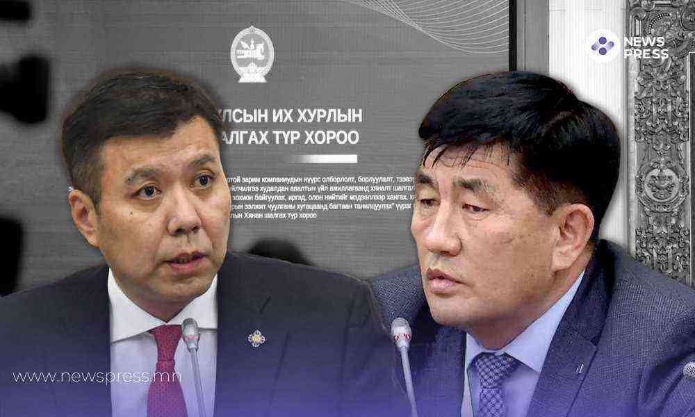 ХЗДХ ийн сайд Б Энхбаяр Ханбогд сумын Засаг дарга Х Нэхийтийг АТГ т