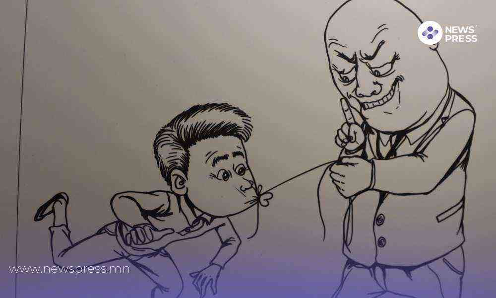 Сурвалжилга “Үзэл бодлоо чөлөөтэй илэрхийлэх эрх чөлөө” шог зургийн үзэсгэлэнд 75 бүтээл дэлгэгдлээ